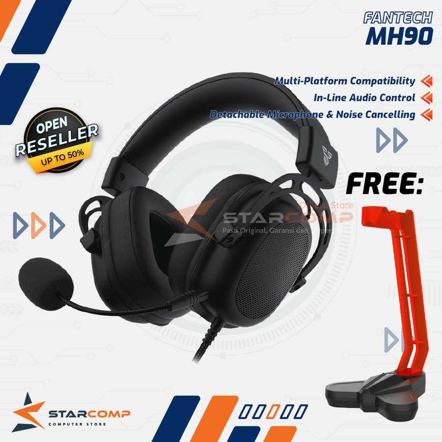 Jual Fantech MH90 SONATA Mobile Multiplatform - Headset Gaming | Shopee ...
