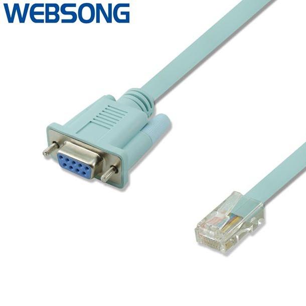 Jual JUAL MURAH Kabel Serial DB9 Female to LAN RJ45 1.5M WEBSONG ...