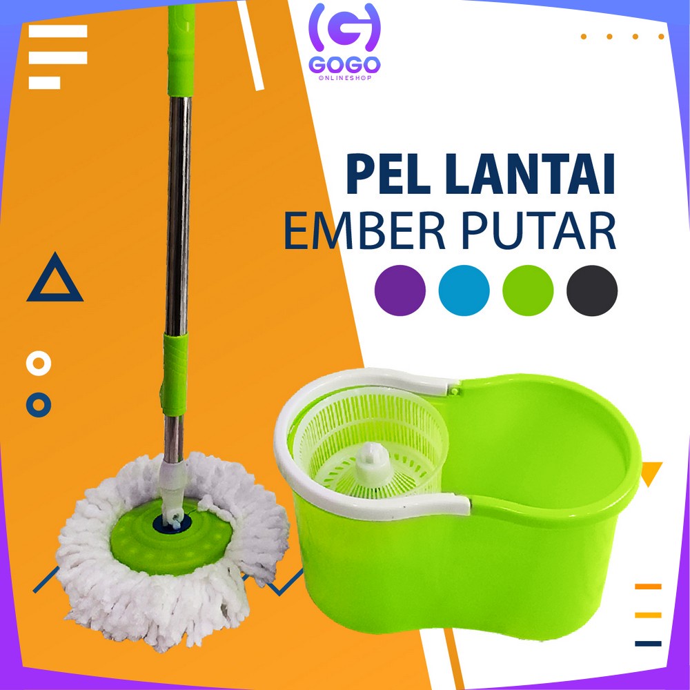 Jual GOGO-C526 Alat Pel Lantai Dengan Ember Serbaguna / Pel Lantai ...
