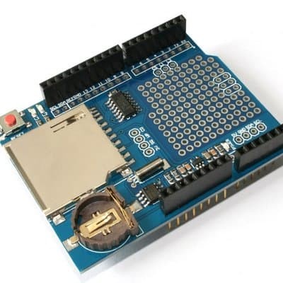 Jual Miliki Arduino Data Logger Shield V.1.0 SD Card Reader + RTC Berkualitas | Shopee Indonesia