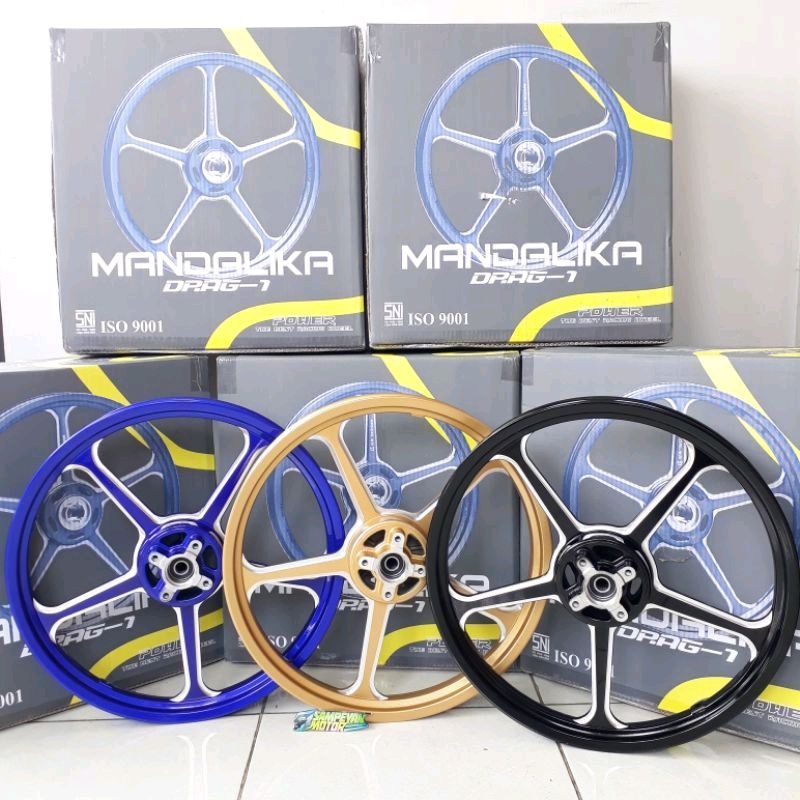 Jual Velg Racing Set Yamaha RXK RX King Power Mandalika Drag-1 Biru ...