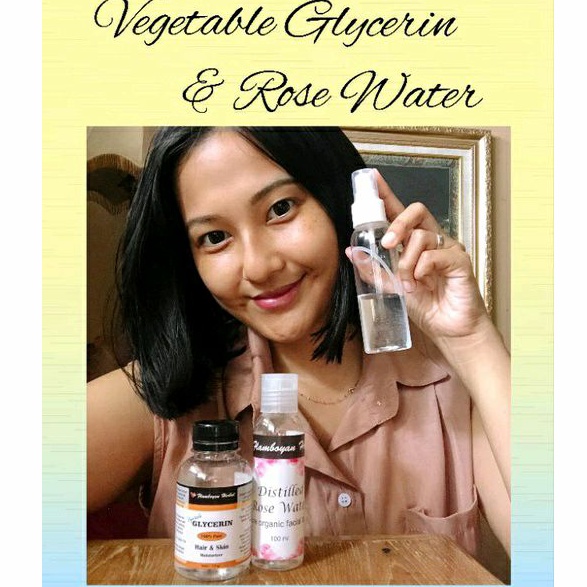 Jual Paket Make Up Setting Spray Gliserin dan Rose Water / Glycerin ...