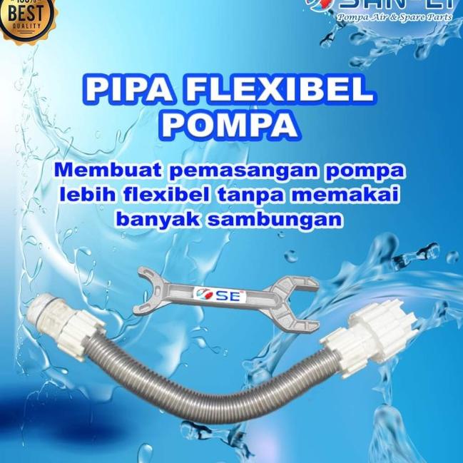 Jual Pipa flexible pompa air sanei selang pipa ukuran 3/4" | Shopee Indonesia