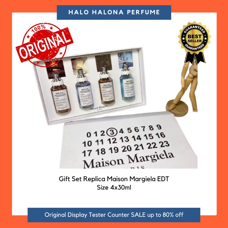Jual Gift Set Replica 4x30ML Box Segel Parfum Original Authentic Tester ...