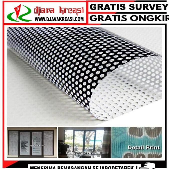 Jual stiker kaca one way vision custom printing BRG BARU | Shopee Indonesia