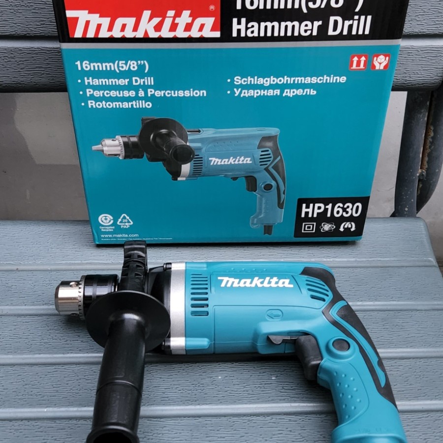 Jual Mesin Bor Beton Hammer Drill Makita HP1630 Bagus | Shopee Indonesia