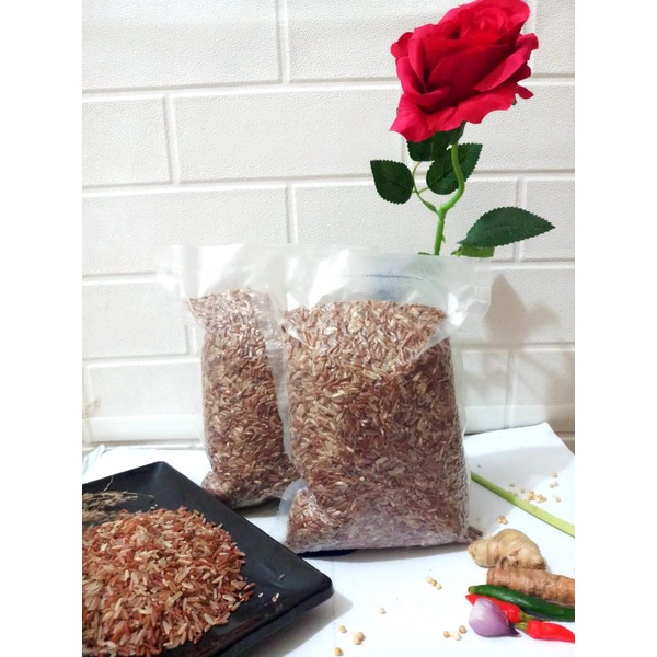 Jual Beras Merah Organik non peptisida Rendah Gula Kaya Serat 1 ...