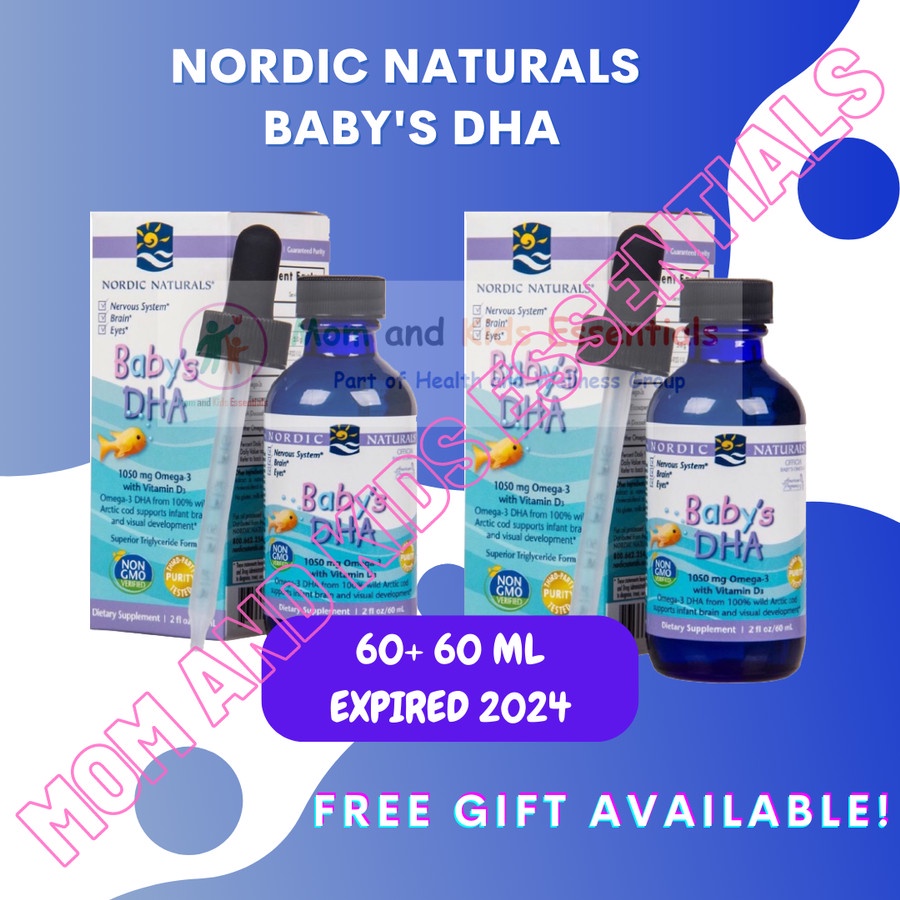 Jual NORDIC NATURALS BABY'S DHA 60 ML OMEGA 3 DHA VITAMIN OTAK ANAK ...