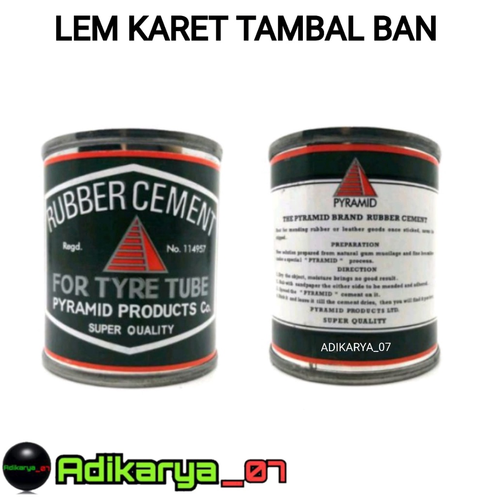 Jual Lem Karet Tambal Ban Lem Cacing Ban Tubeless Rubber Cement Tip Top ...