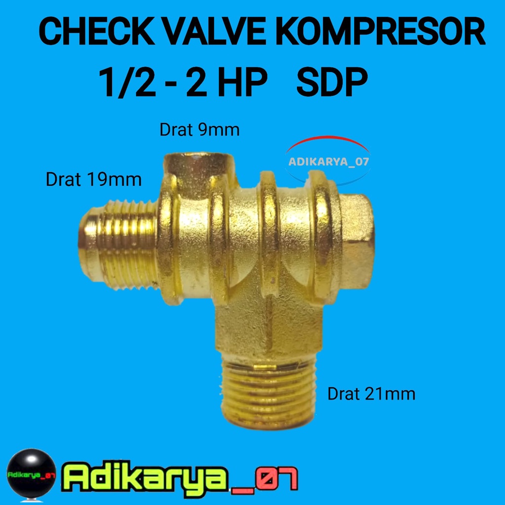 Jual Check valve kompresor angin check valve otomatis kompresor 1/2 - 2 ...