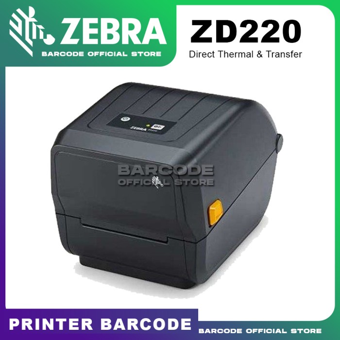 Jual Printer Barcode Zebra ZD220t / ZD220 - Cetak Label ZD-220T ...