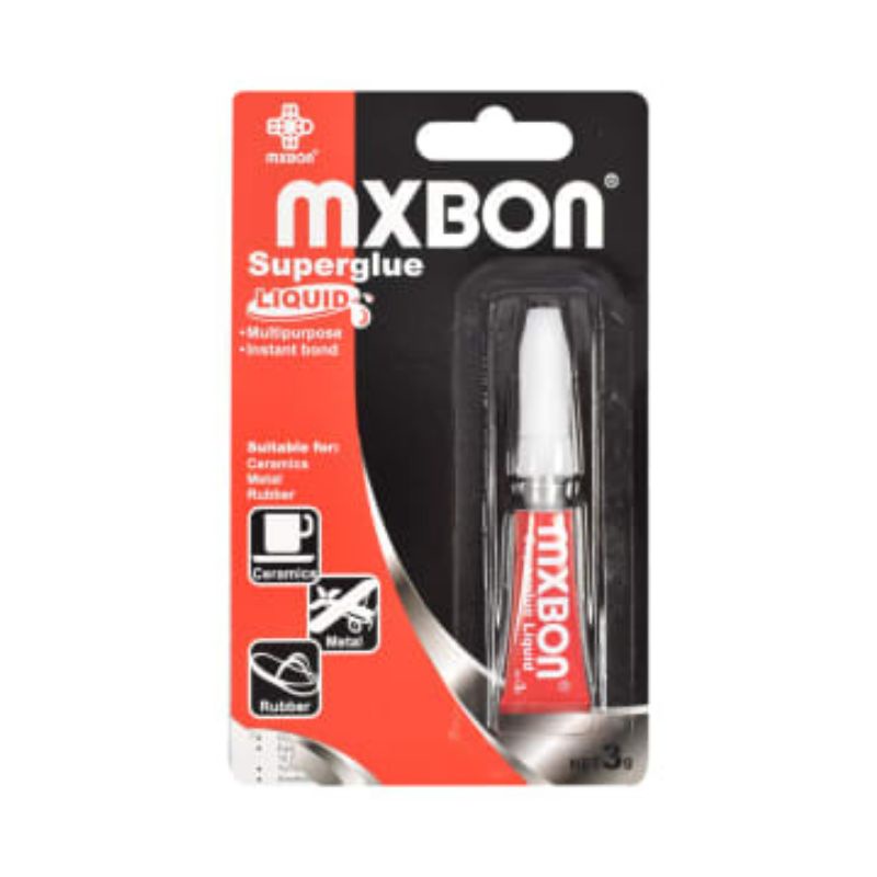 Jual Lem Super Liquid 3 Ml - Mxbon | Shopee Indonesia
