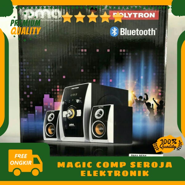 Jual ORIGINAL Polytron speaker multi media PMA 9501 - Putih | Shopee ...