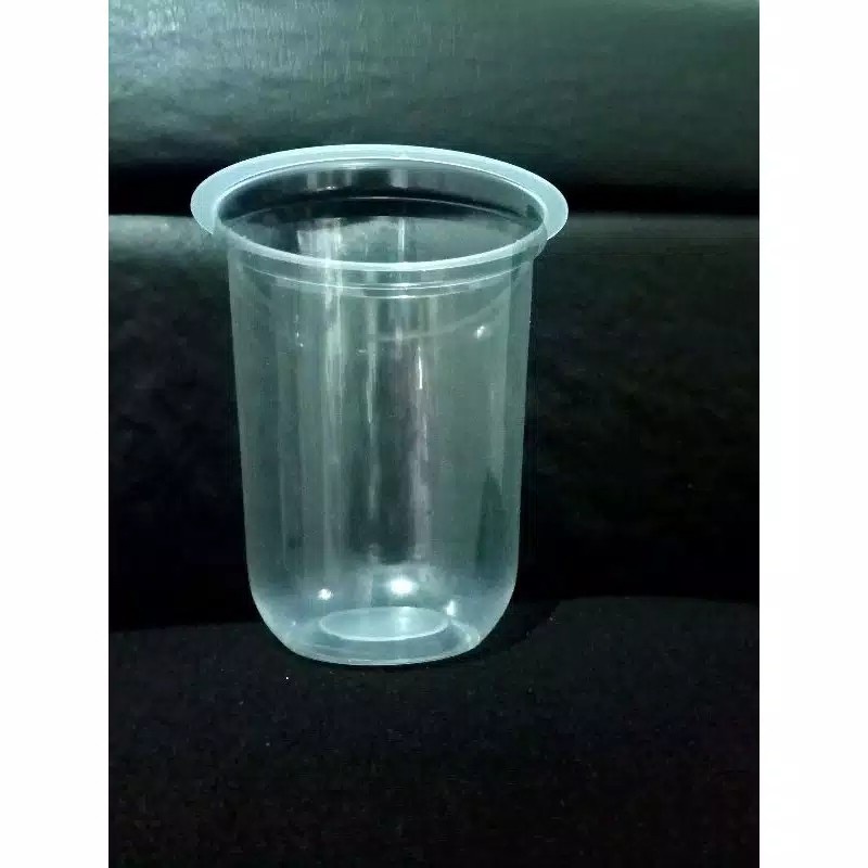 Jual GELAS PLASTIK CUP PP 12 OZ - OVAL | Shopee Indonesia
