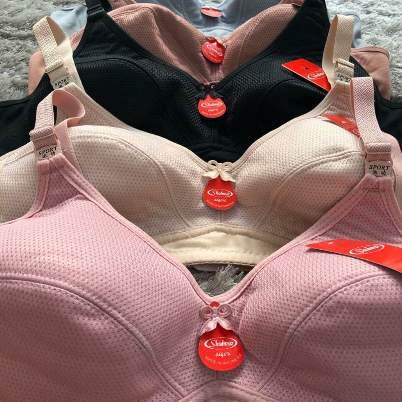 Jual SHAHNAZ | Bra Jumbo Kait 3 Breathable | Bra Busa Tipis Bahan ...