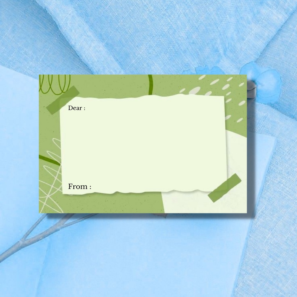 Jual KARTU UCAPAN KOSONG | GREETING CARD | BLANK CARD (MINIMAL ORDER 1 ...