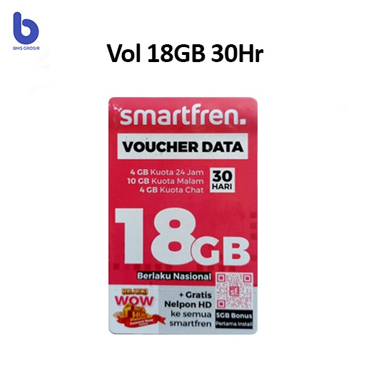 Jual Voucher Smartfren Volume Based 22GB 30 Hr | Shopee Indonesia