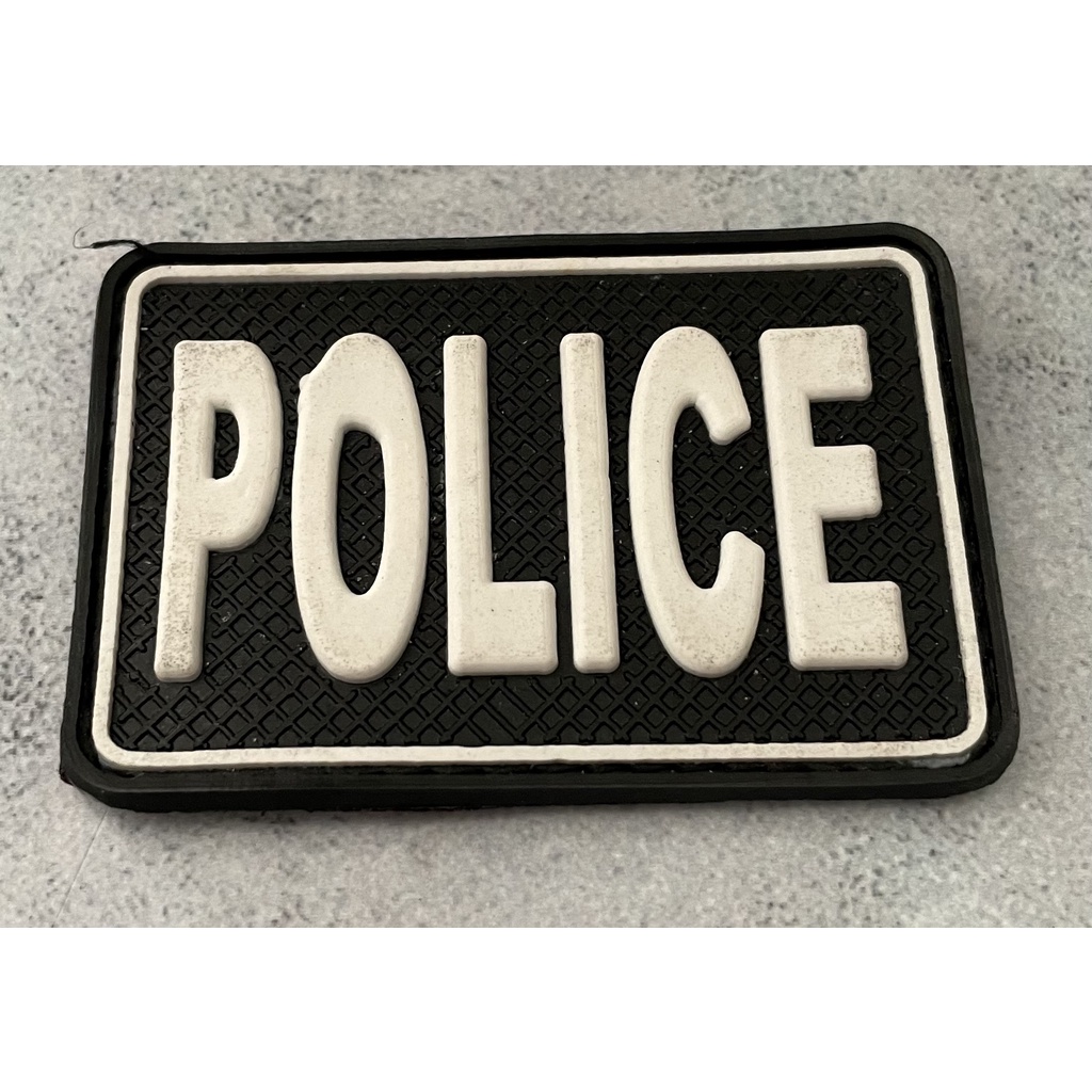 Jual Patch Police (Putih) - Patch Velcro Police - Prepetan Police Merah ...