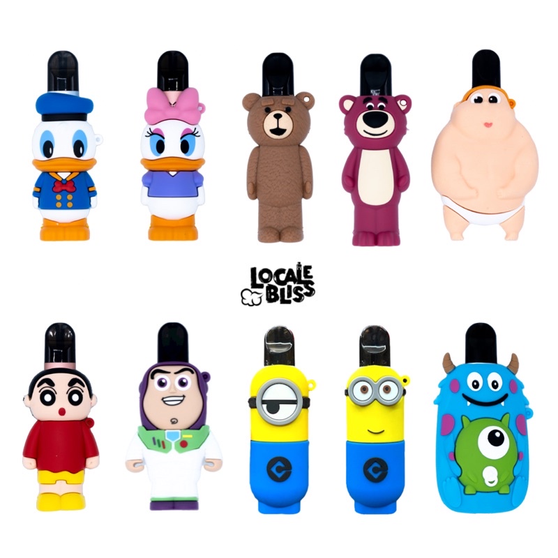 Jual [RELX Case] 3D Silicone Characters Casing for Infinity / Essential ...