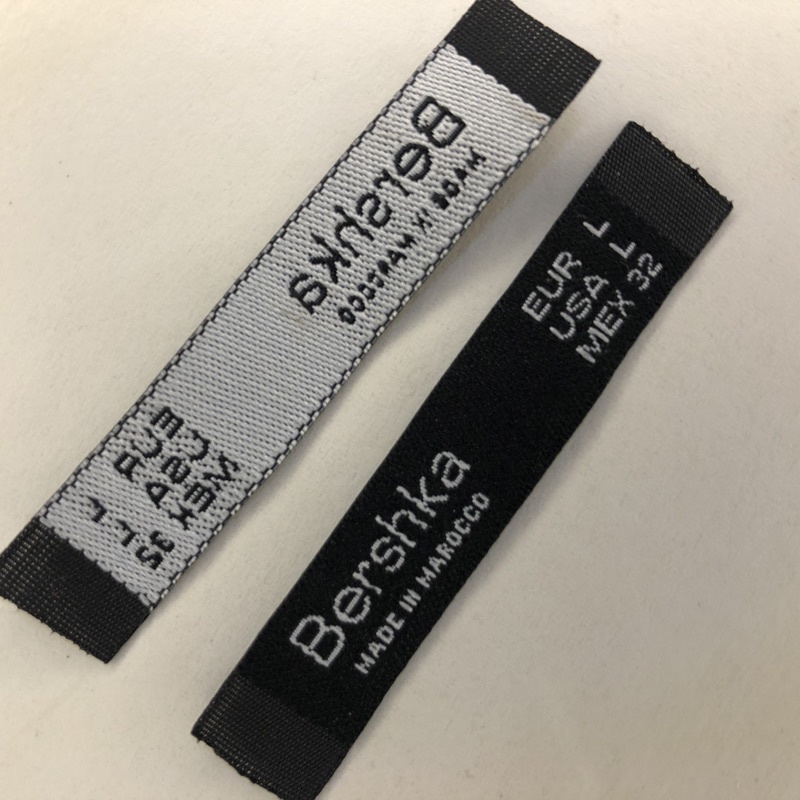 Jual BERSHKA WASHING TAG HANGTAG SUPER PREMIUM CO 1X DI KIRIM 600PCS ...