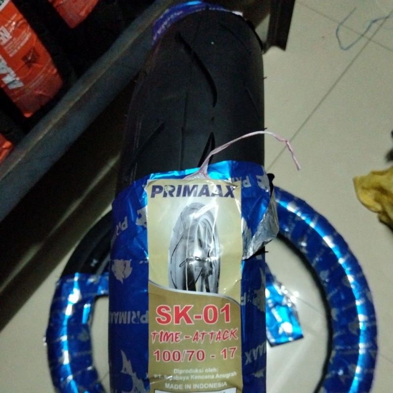 Jual Ban Luar PRIMAX 100 70 Ring 17 SK01Tube Type Ban Motor Road Sport ...