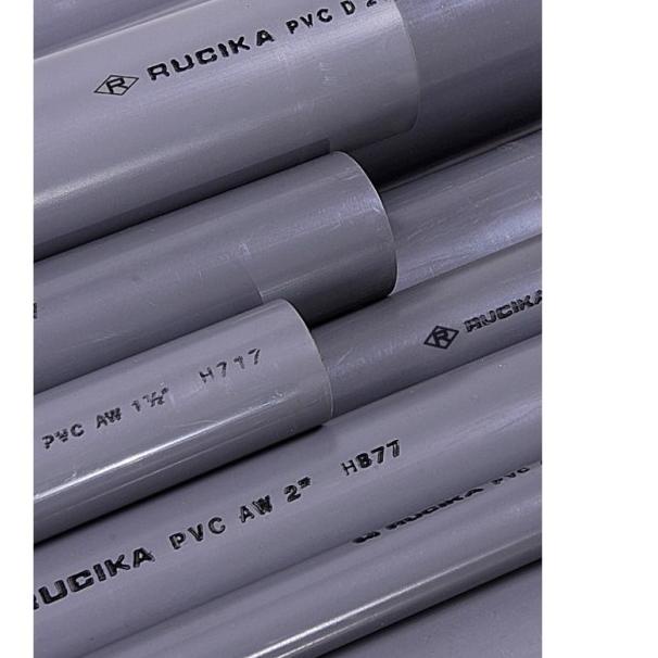 Jual Pipa PVC Rucika 1/2" / 3/4" / 1 "/aw abu JIS standart - 1/2 " aw ...