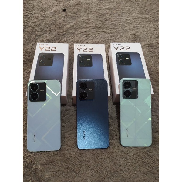 Jual Hp Seken Vivo Y22 Ram 4+4/64 Like New Fullset | Shopee Indonesia