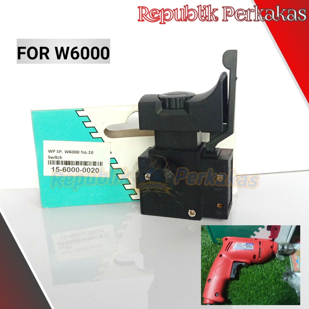 Jual Wipro Switch On Off Mesin Bor W6000 / Saklar Mesin Bor w6000 ...