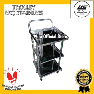 Jual Trolley EKG Stainless Steel - Meja Mesin EKG Rumah Sakit | Shopee ...