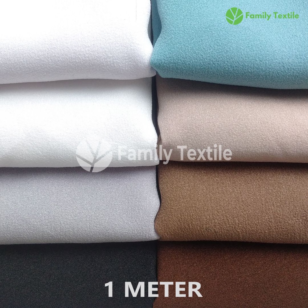 Jual Kain Diamond Premium 1 Meter Bahan Kain Meteran Gamis Atasan ...