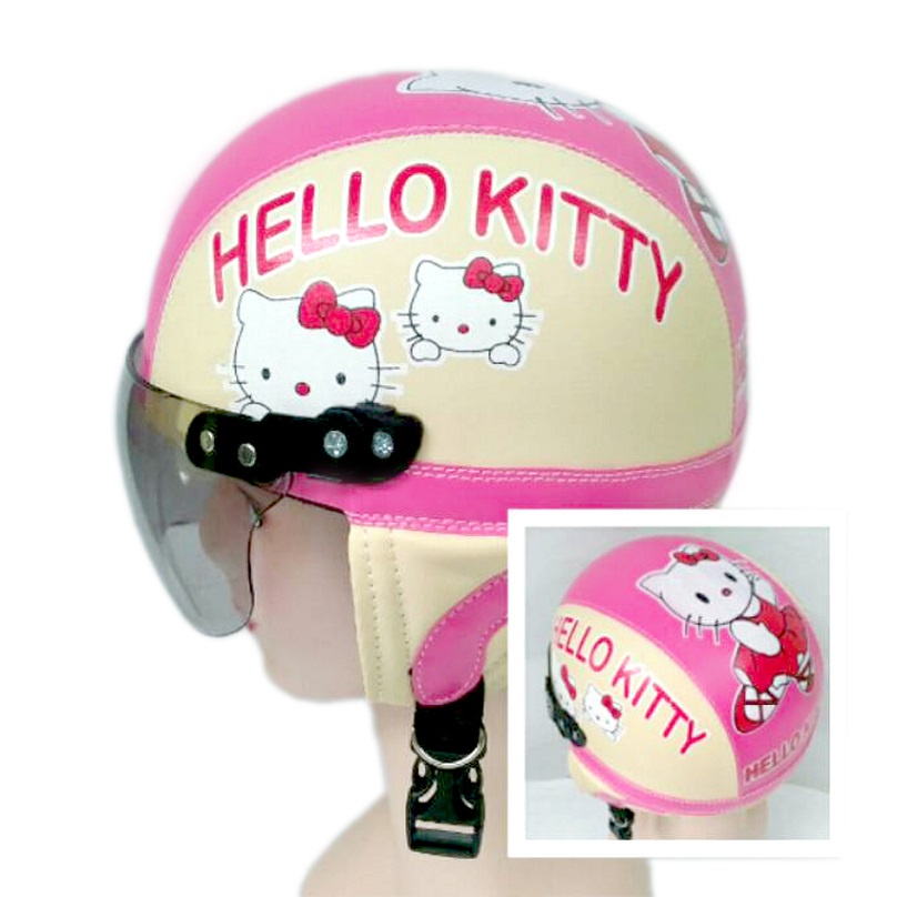 Jual Helm Anak anak broco retro kaca riben lucu usia 1 sampai 4 tahun ...