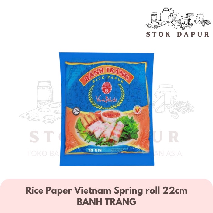 Jual Banh Trang Rice paper vietnam spring roll 22cm | Shopee Indonesia