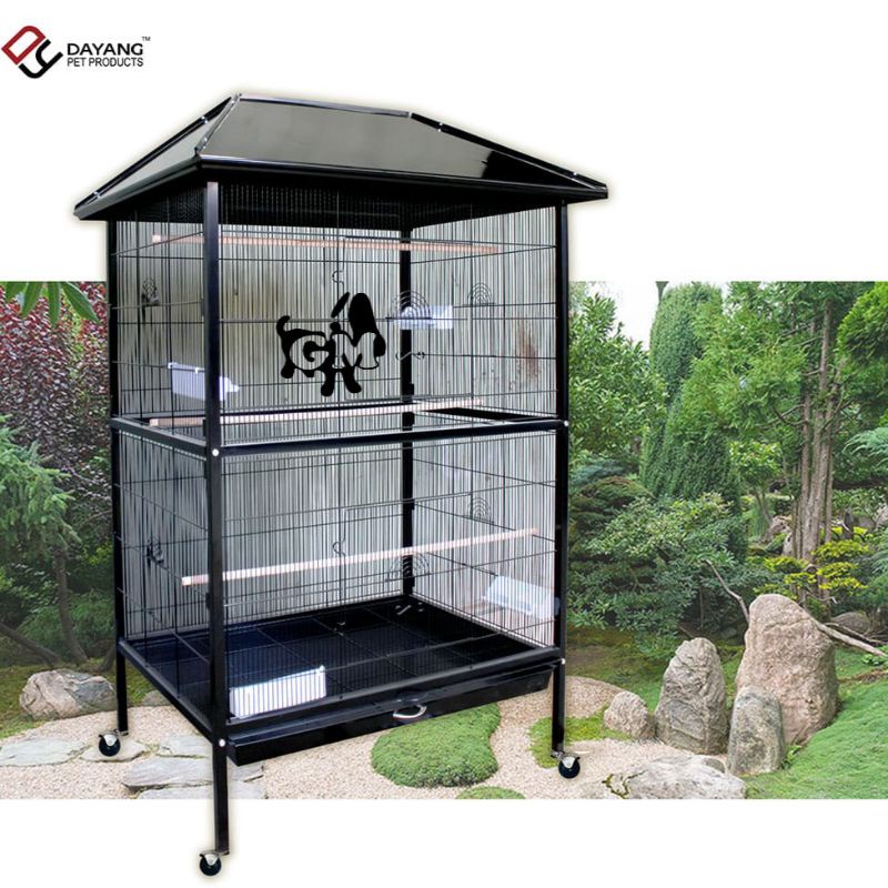 Jual GDY A01B Dayang Kandang Burung Import Atap Lovebird Sun Conure Parrot | Shopee Indonesia