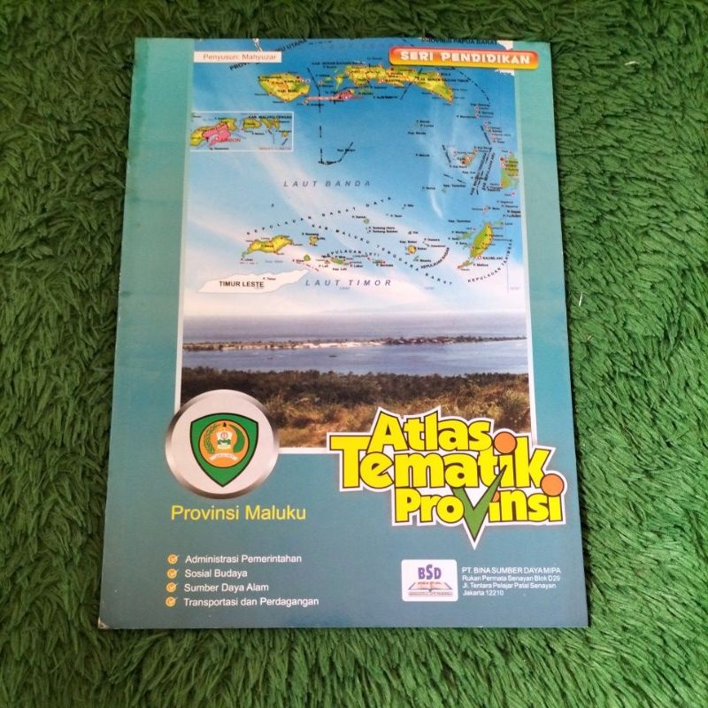 Jual BUKU ORIGINAL PETA ATLAS TEMATIK PROVINSI MALUKU | Shopee Indonesia