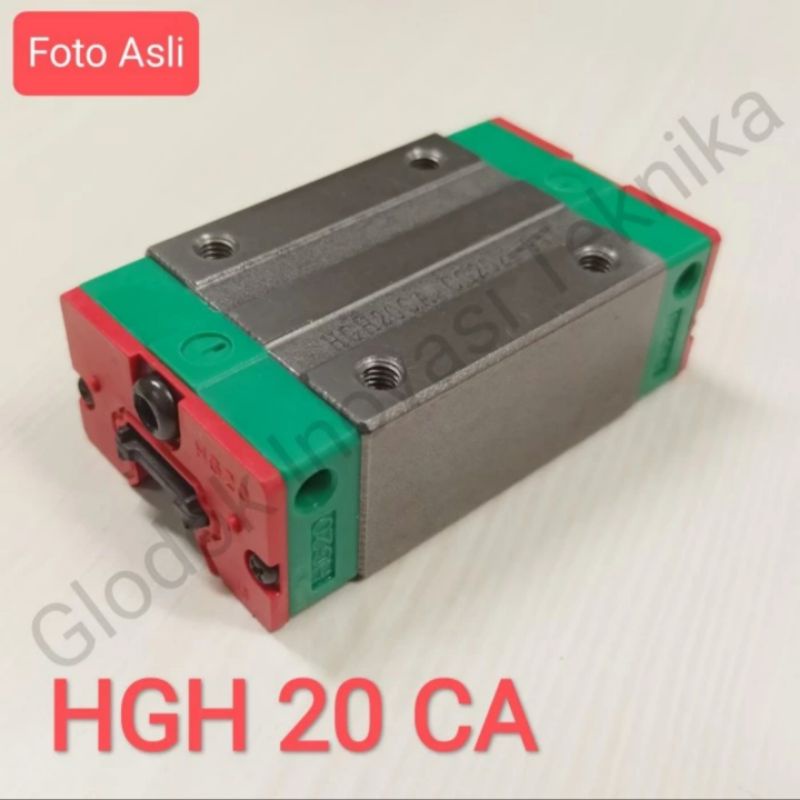 Jual HGH20 HGH20CA Linear Guide bearing sliding hgh 20 hgh20 hg20 20mm hgh20ca block only ...