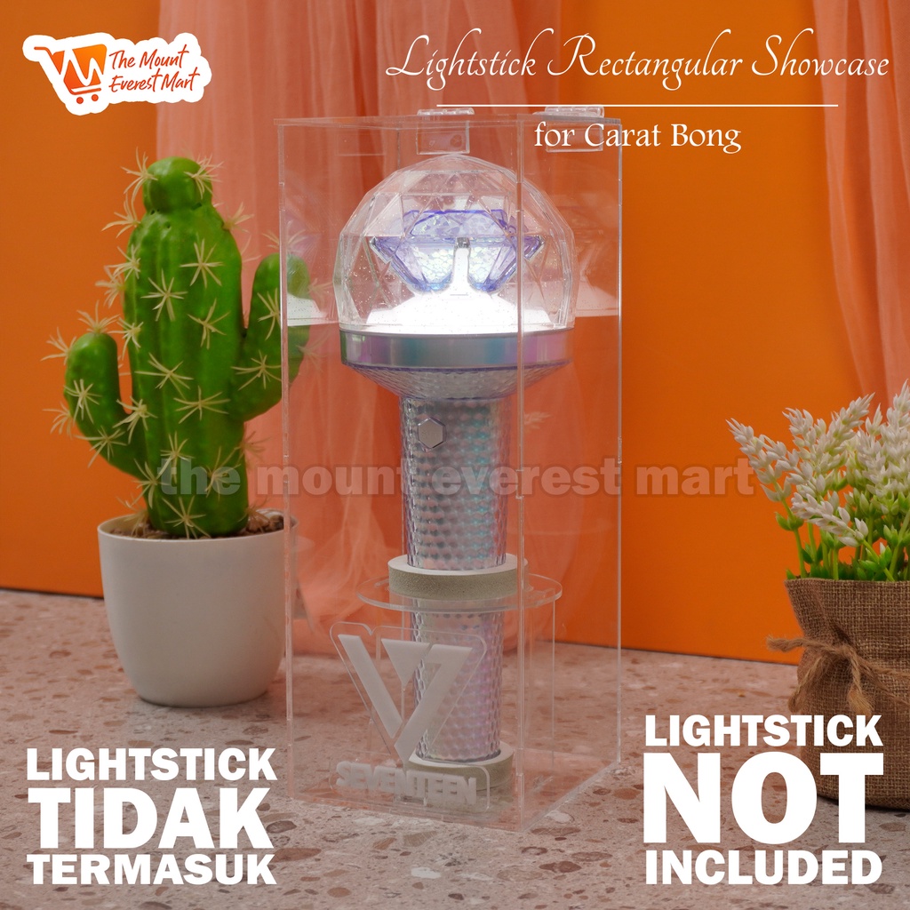 Jual Acrylic Showcase - Box Akrilik untuk Lightstick Seventeen Versi 2 ...