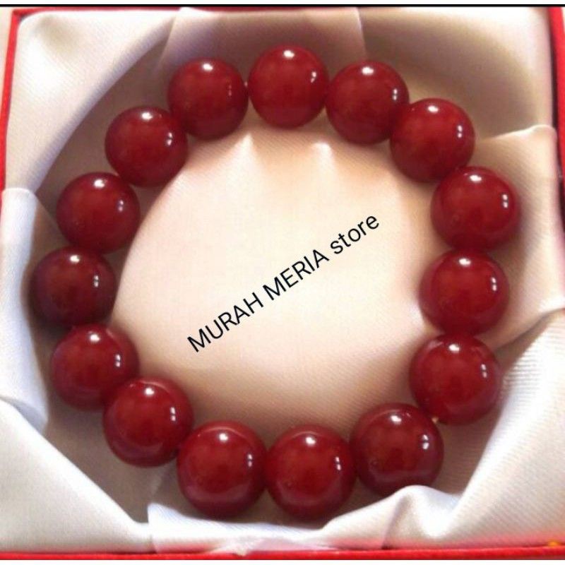 Jual GELANG MANAU BATU GIOK HIJAU HITAM MERAH KUNING GREEN JADE ONIX ...
