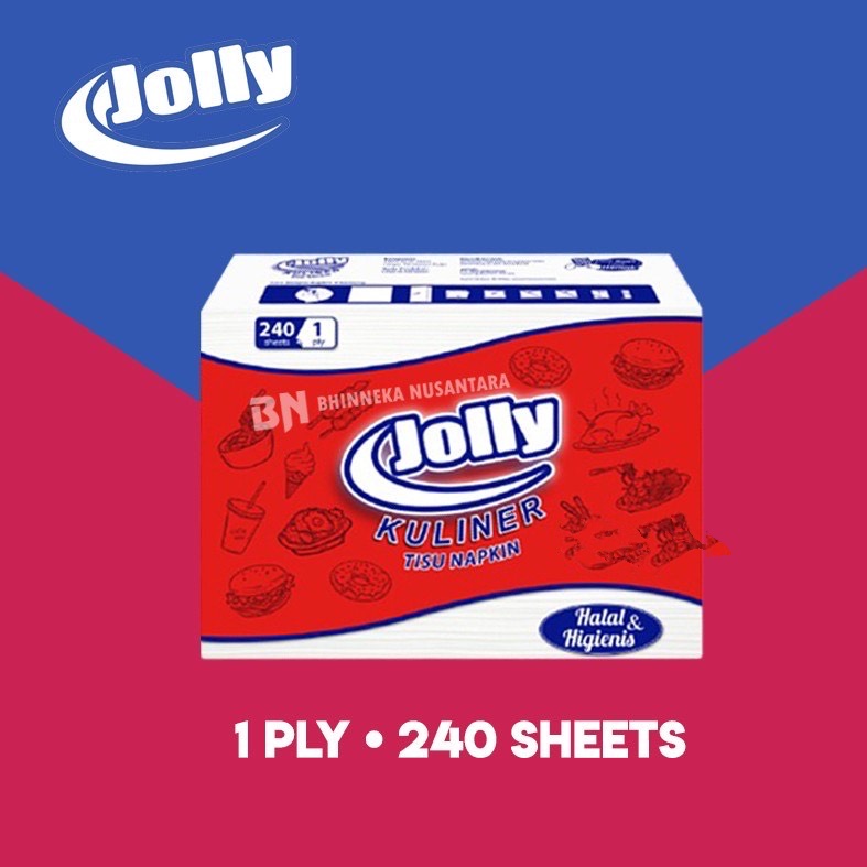 Jual Jolly Kuliner Tisu Napkin isi 240 sheets 1 ply ( BISA BUAT HAND ...