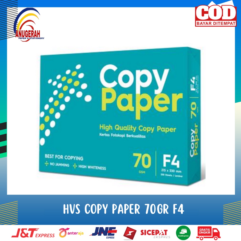 Jual Kertas HVS Copy Paper Folio F4 70 Gram Murah (RIM) | Shopee Indonesia