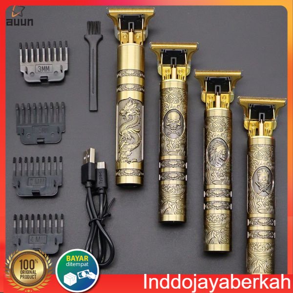Jual Alat Cukur Elektrik Hair Clipper Trimmer Model Dragon Vintage T9 | Shopee Indonesia