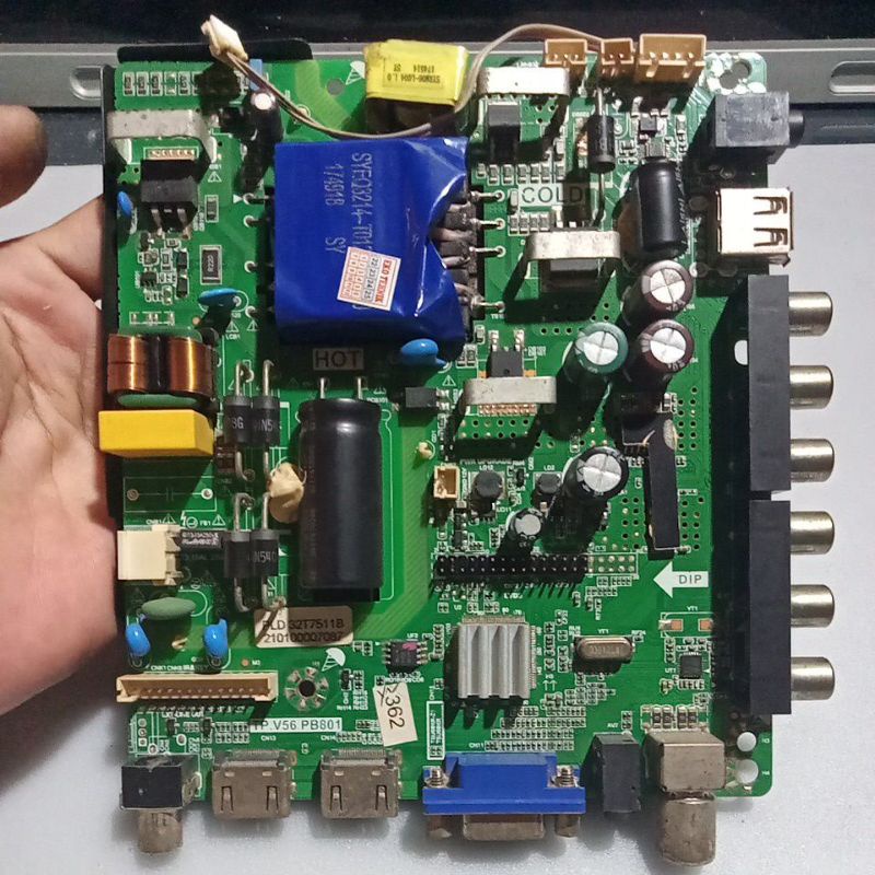 Jual mb mainboard mesin tv led polytron PLD 32T7511 original | Shopee Indonesia