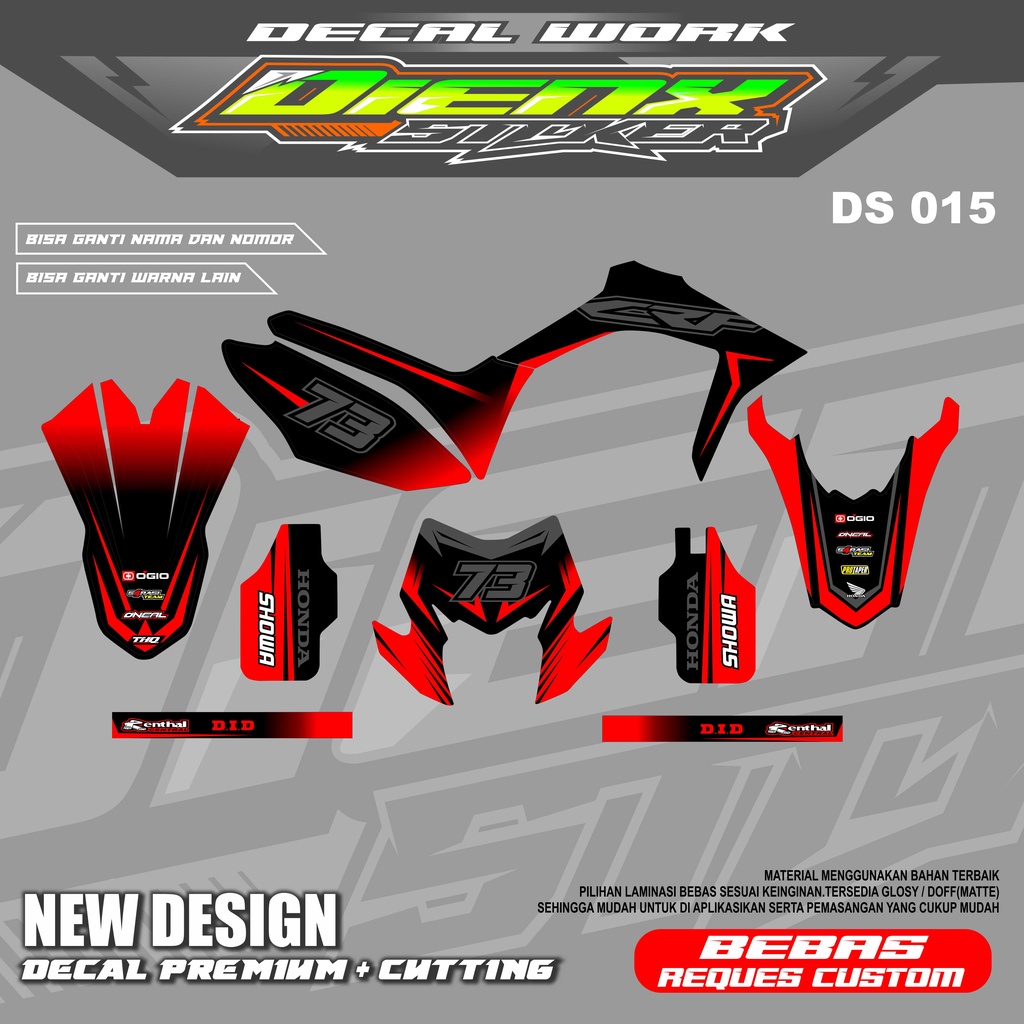 Jual DECAL CRF 150 FULL BODY (Bisa Custom ) | Shopee Indonesia