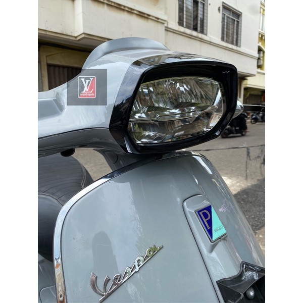 Jual list headlamp vespa sprint - Black Glossy | Shopee Indonesia