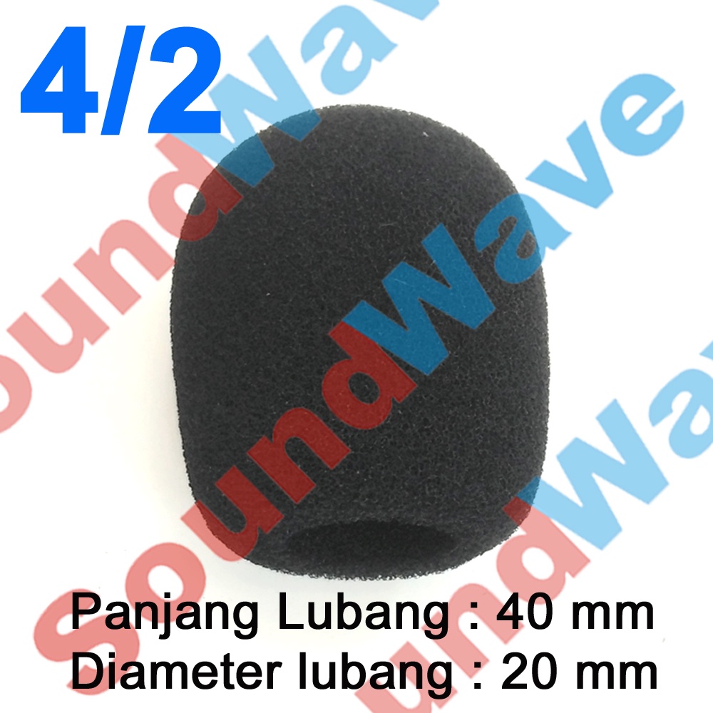 Jual BUSA MIC GOOSENECK 40mm 20mm | Panjang 4cm Diameter 2cm | FOAM ...