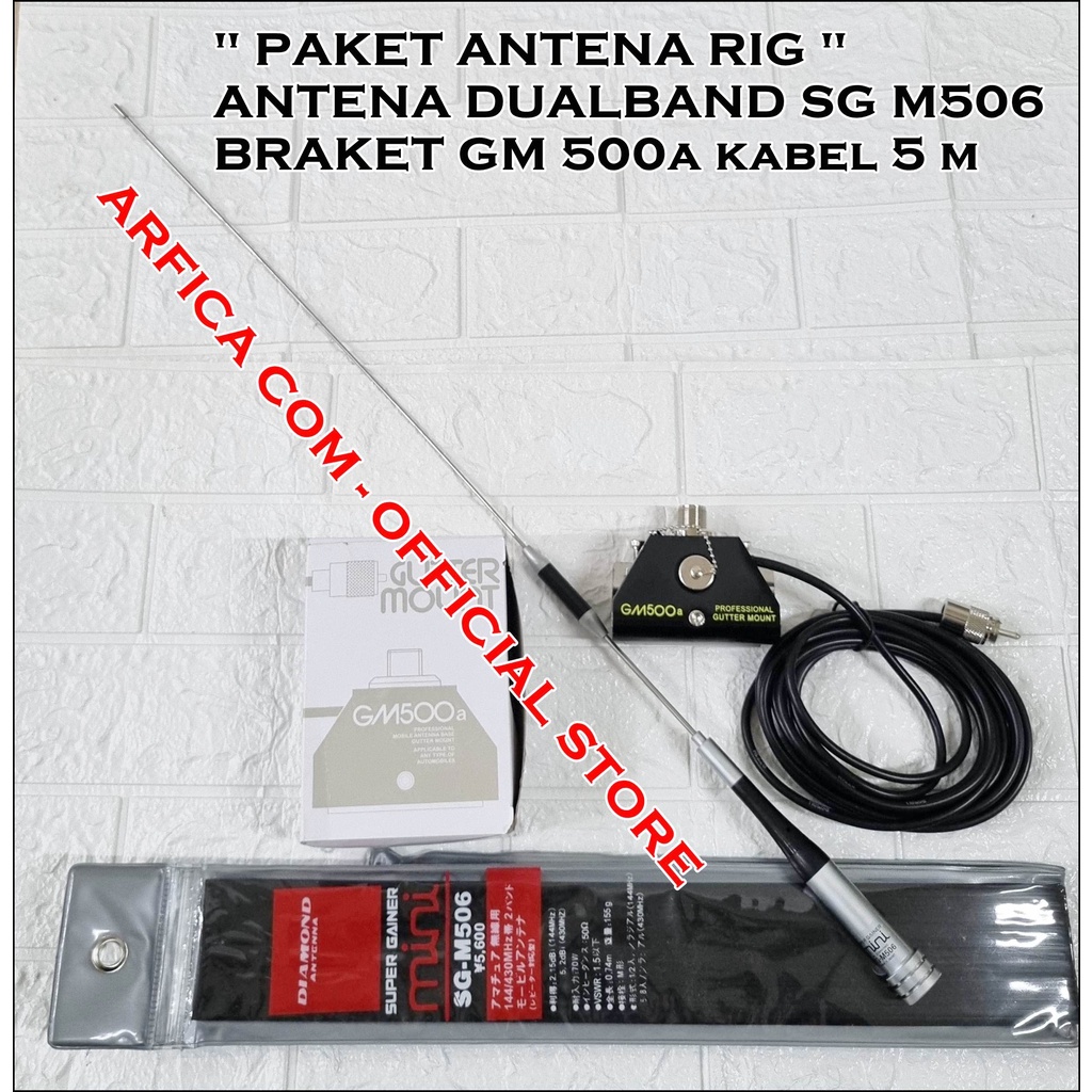 Jual PAKET ANTENA DUALBAND SUPER GARNIER SG M506 FULL SET BRACKET GM 500A | Shopee Indonesia