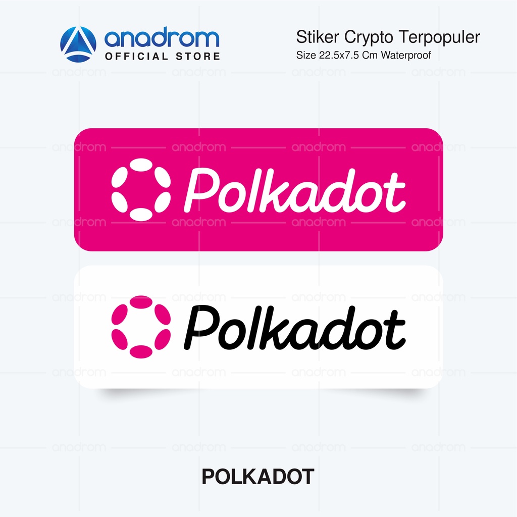 Jual Sticker Crypto / Kripto Terpopuler I Size 22.5x7.5 Cm I Anadrom ...