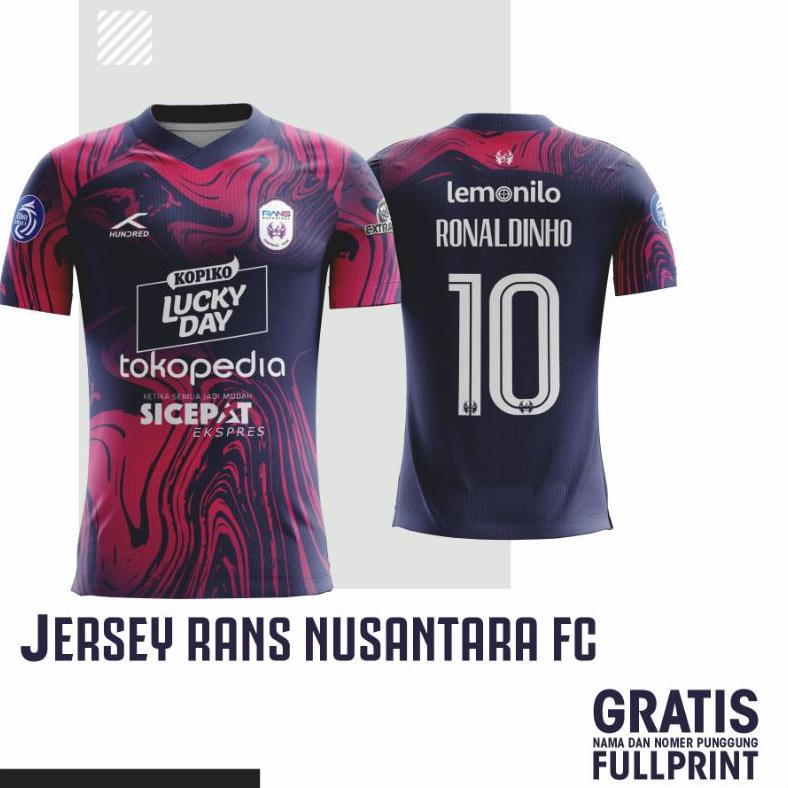 Jual Jersey Rans Cilegon Nusantara FC 2022 fantasy Fullprinting ...