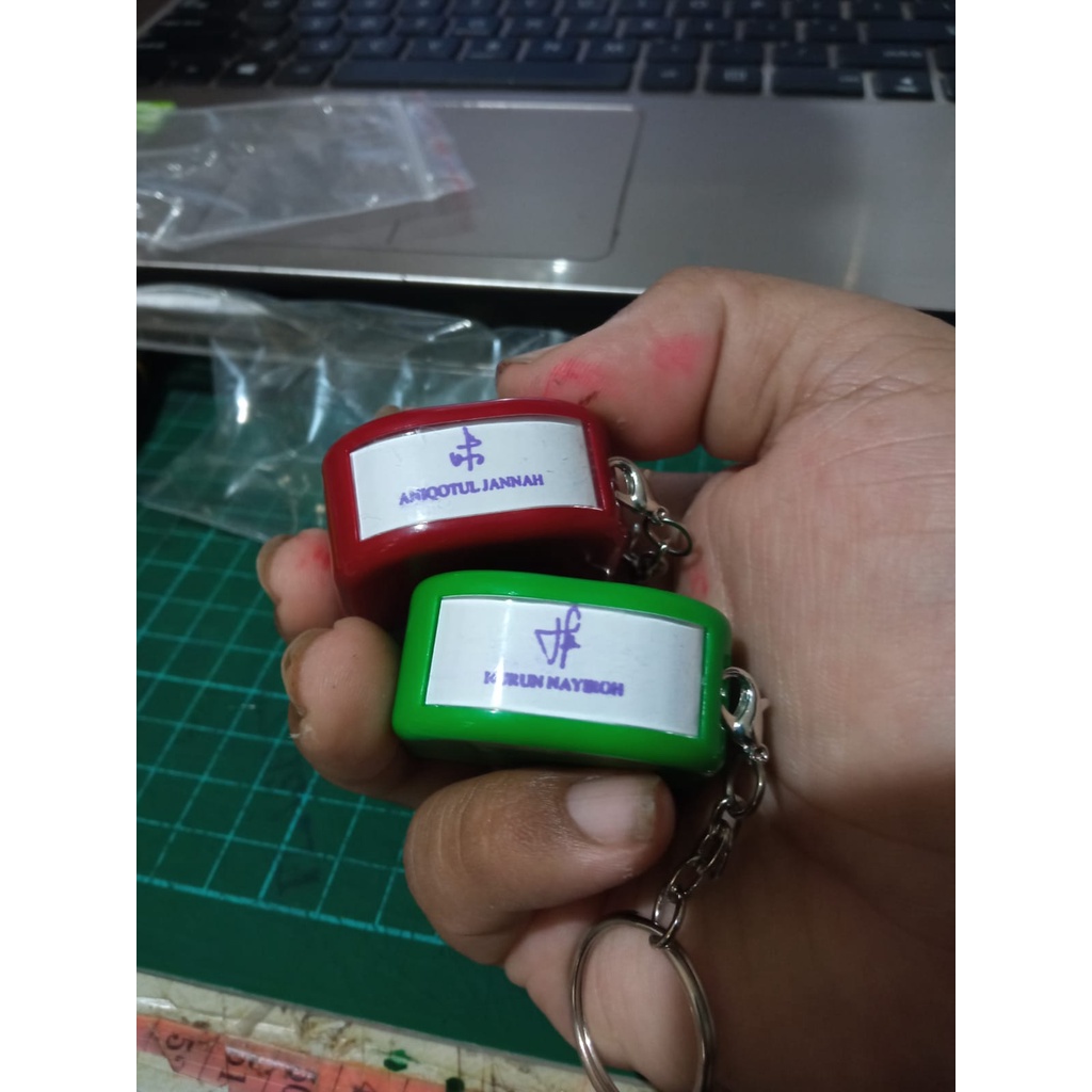 Jual Stempel Tanda Tangan 'NamaPerawat dan Paraf Guru / Stempel TTD ...