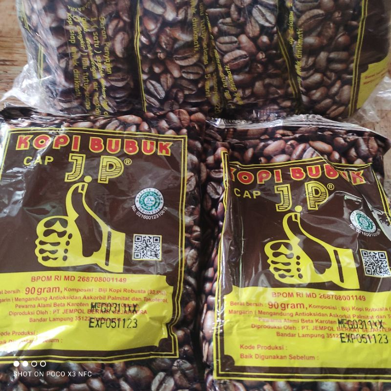 Jual Kopi Bubuk Cap JP Jempol Asli Lampung | Shopee Indonesia