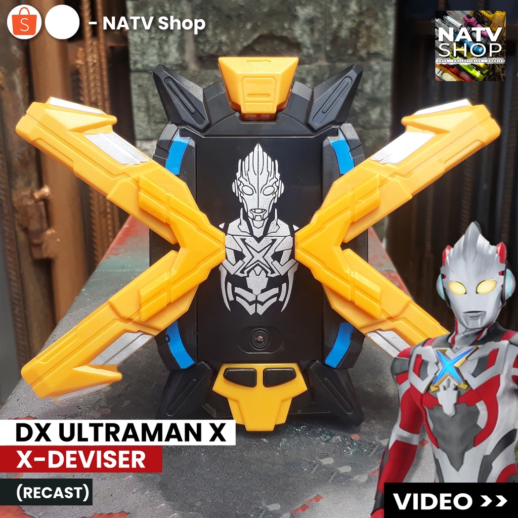 Jual DX Ultraman X Deviser Recast - Original Sound - Mainan Spark Changer - RTV - alat berubah ...